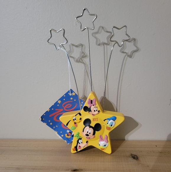 Disney | Other | Hallmark Disney Walts 0th Yellow Star Character Photo ...